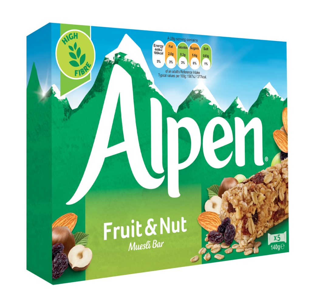 Alpen Bars - Fruit & Nut - Weetabix Cereals