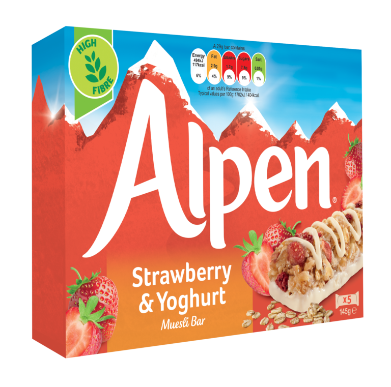 Alpen Bars - Strawberry & Yoghurt - Weetabix Cereals